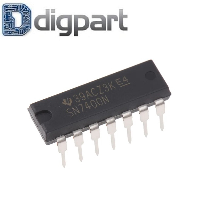 Jual SN74HC00N SN74HC00 74HC00 7400 74HC00 NAND Gates IC Logic TTL ...