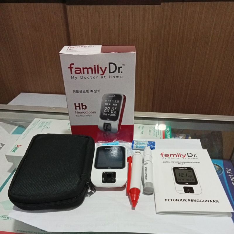 Jual Alat cek Hb family Dr. // alat cek Hemoglobin family Dr. | Shopee ...