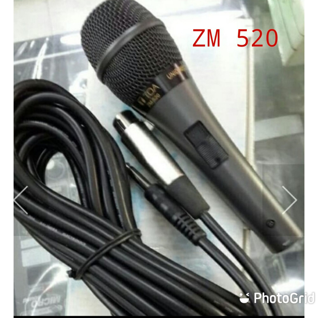 Jual Mic Toa ZM 520 Mic Toa ZM 520 dynamic microphone Toa microphone ...