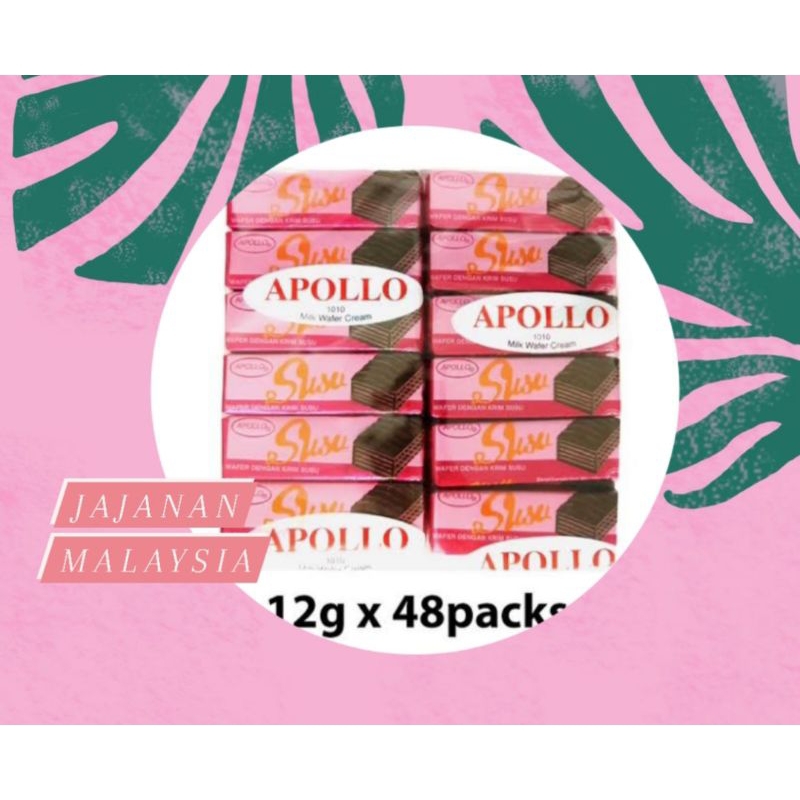 Jual Apollo Wafer Susu Malaysia 48pcs | Shopee Indonesia