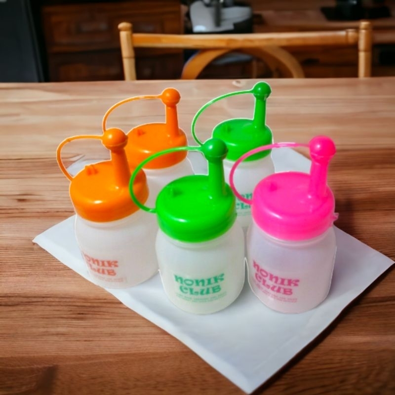 Jual Botol saos kecap meme club pendek 200 ml plastik - botol saos ...