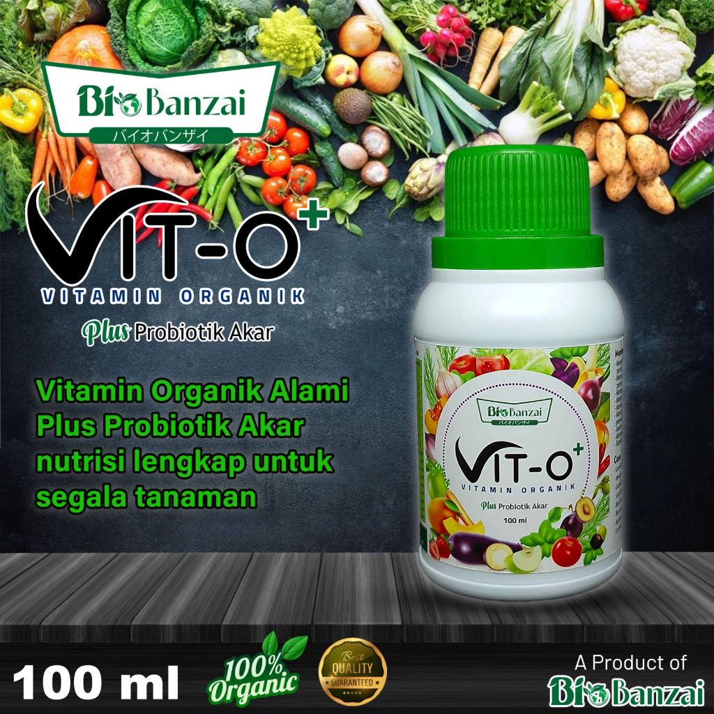 Jual Bio Banzai Vit-O plus probiotik akar 100ml vitamin organik alami ...