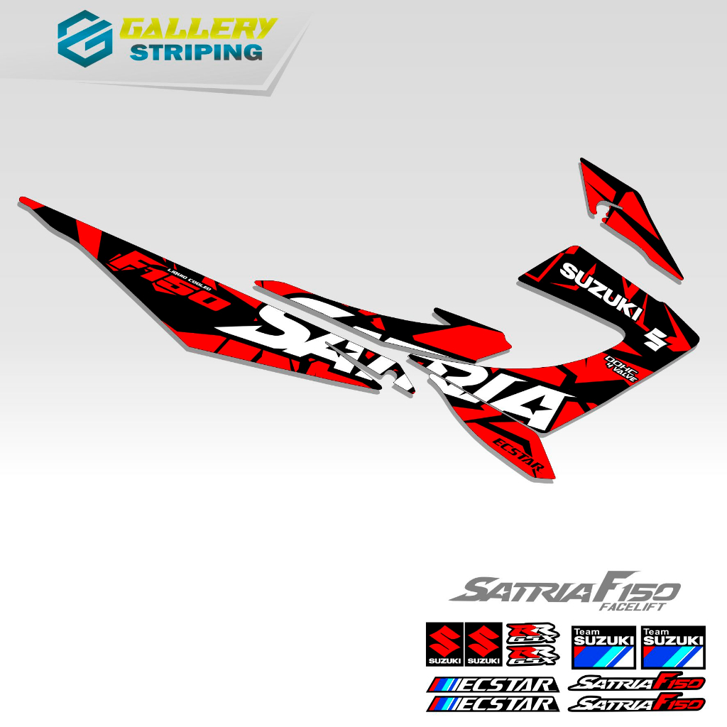 Jual Striping Stiker Satria F 150 Raider SFF06 Sticker Satria 150 ...