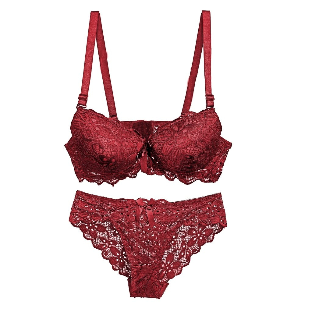 Jual Adlan Clothing Bra Set Sexy Segitiga Bra Renda Push Up Bra Set