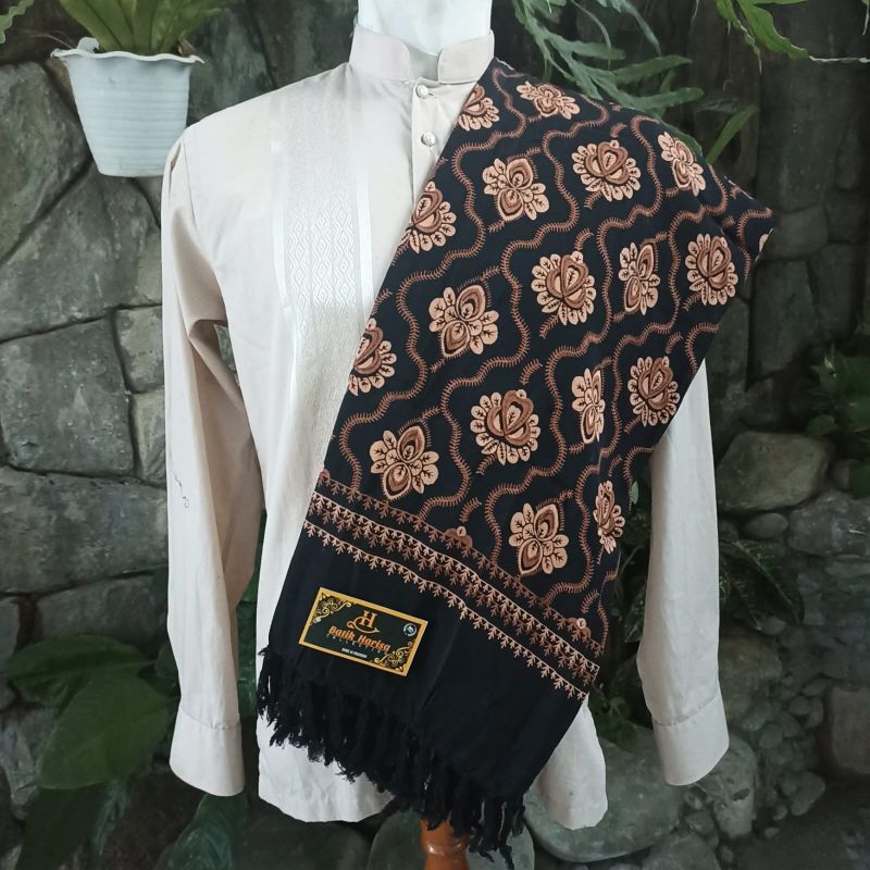 Jual Sorban Rida Panjang 2 Meter / Sorban Motif Batik Kashmiri / Sorban ...