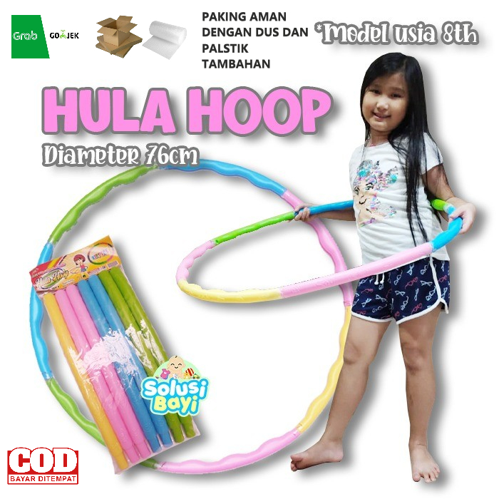 Jual Mainan Anak Hula Hoop Ring Plastik Hula hop Hulla Hoop Dancing ...