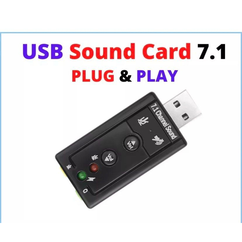 Jual SoundCard USB 7.1 Channel External Sound card Mic | Shopee Indonesia