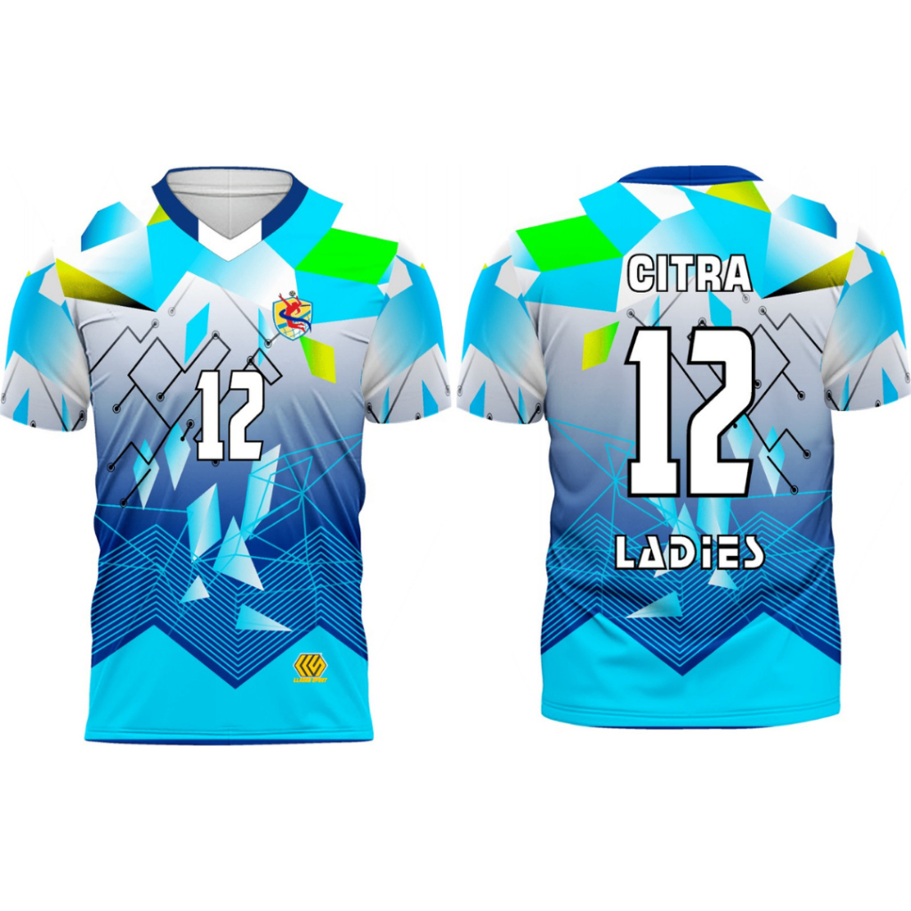 Jual Jersey Volly Biru Gradasi Full Printing Terbaru | Shopee Indonesia