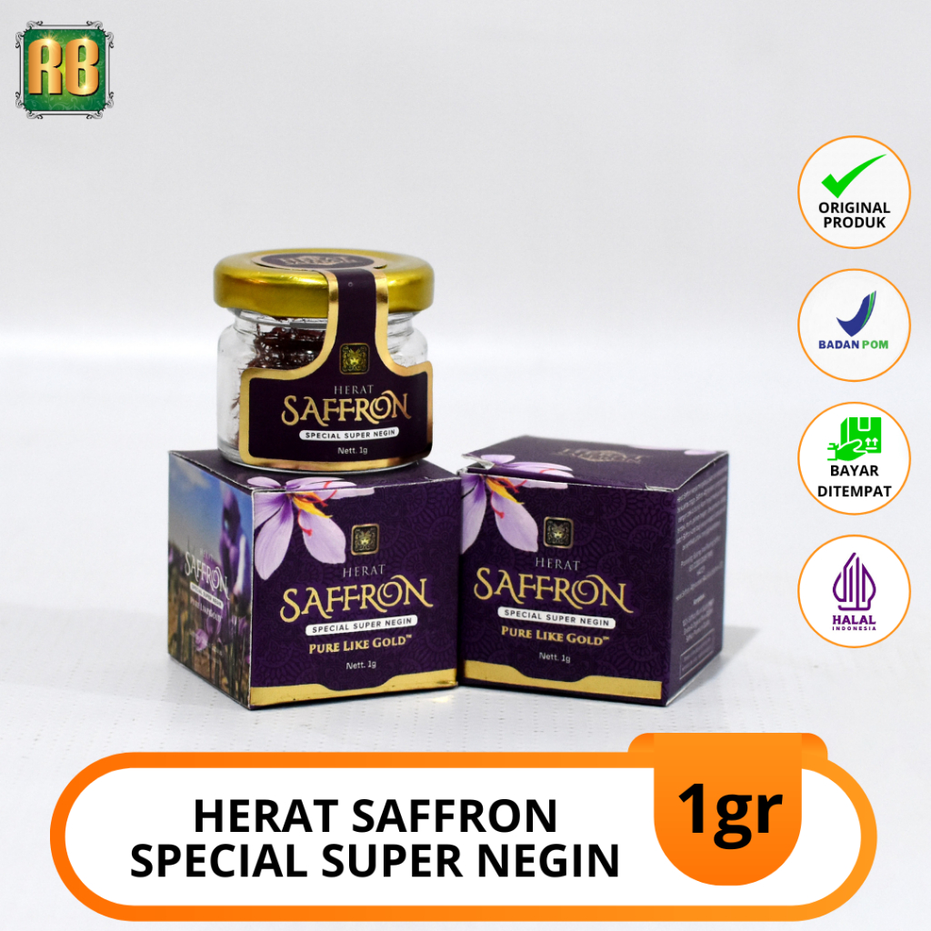 Jual Herat Saffron 1gram Special Super Negin Safron Shafron Afghanistan ...