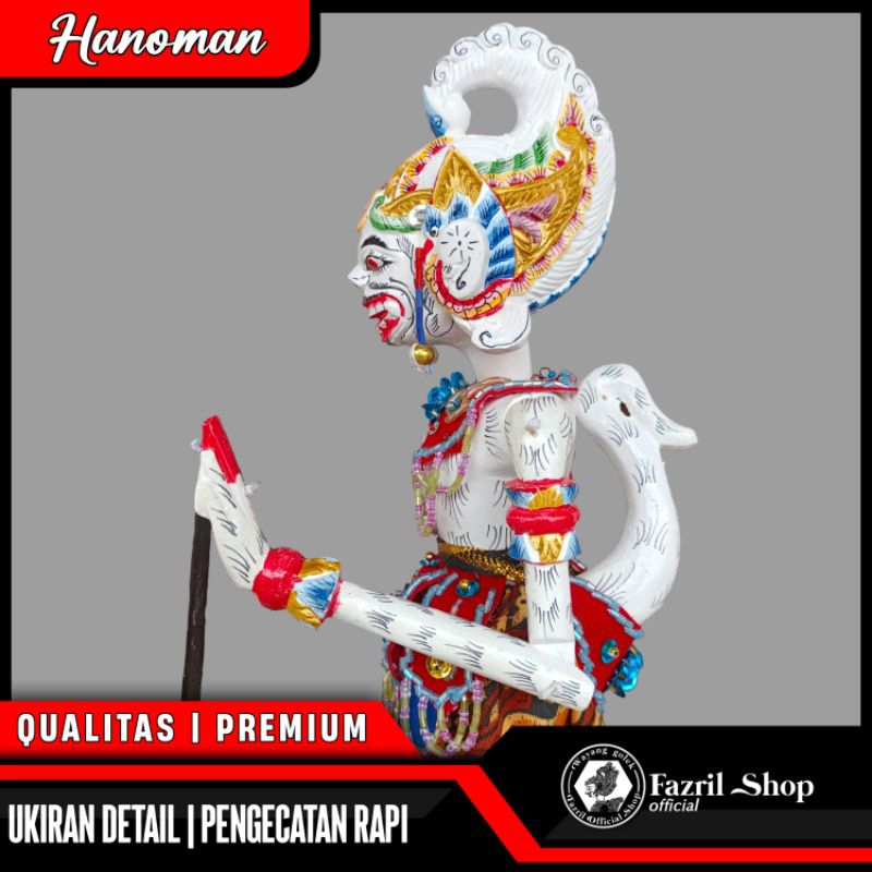 Jual Wayang Golek Hanoman Patih Dewa Rama Qualitas premium 38 cm ...