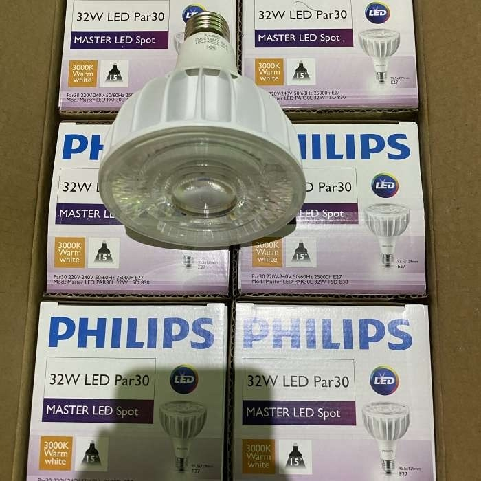 Jual Lampu Philips Master LED PAR 30 32 Watt 3000K Warm White | Shopee ...