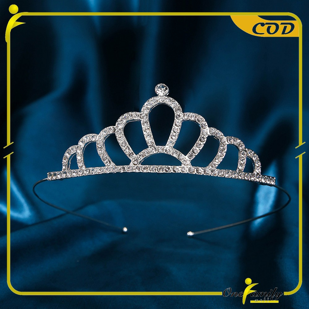 Jual ONE-K81 Mahkota Anak Perempuan Bando Mahkota Wanita Korea Fashion ...