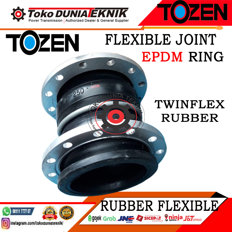 Jual TOZEN RUBBER FLEXIBLE JOINT / JIS 10K / TWINFLEX 10" | Shopee Indonesia