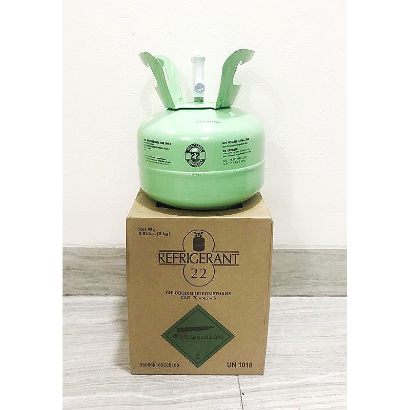 Jual freon R22 refrigerant kemasan mini 3kg orisinil | Shopee Indonesia