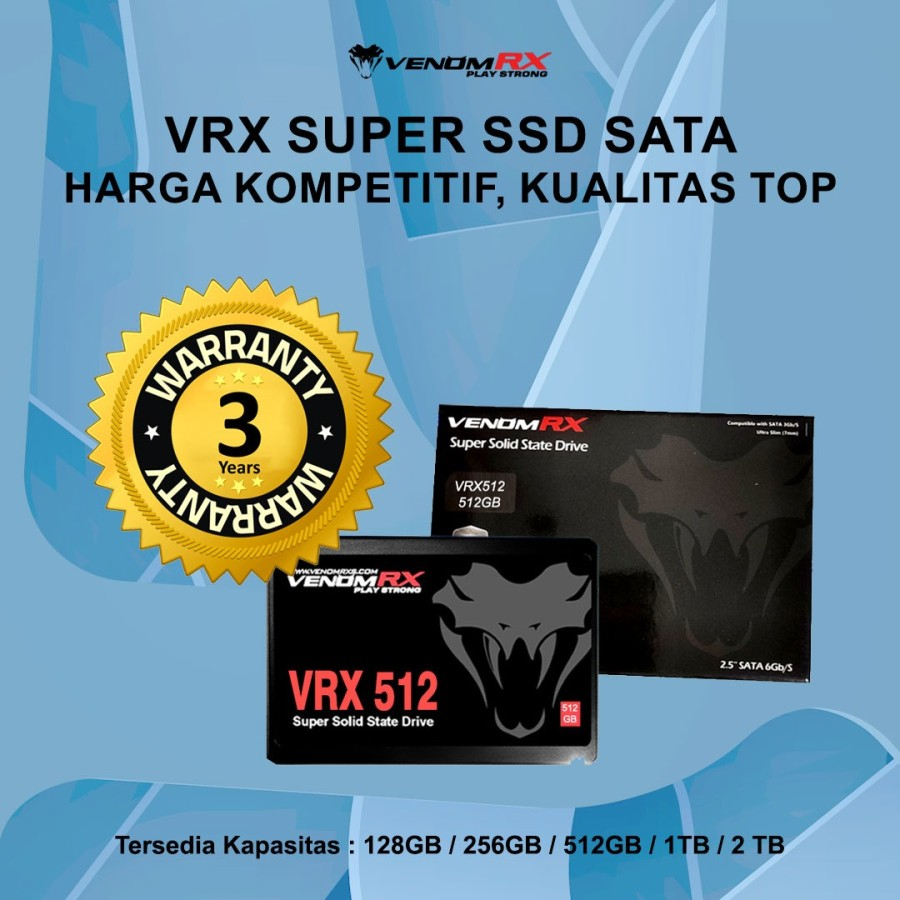 Jual SSD VENOMRX Super 512GB SATA - 512 GB | Shopee Indonesia