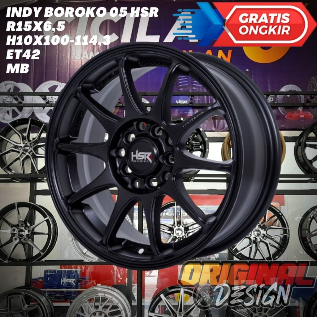 Jual Velg Pelak Mobil Ring 15 HSR Indy R15 Untuk L300 , Apv , Luxio , Kuda | Shopee Indonesia