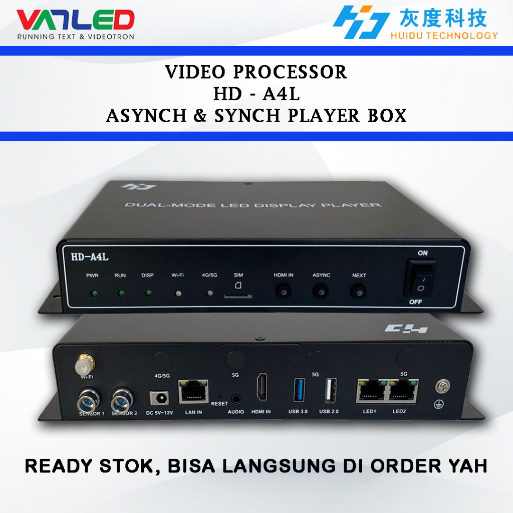 Jual HUIDU HD A4 ASYNCH & SYNCH DUAL PLAYER | Shopee Indonesia