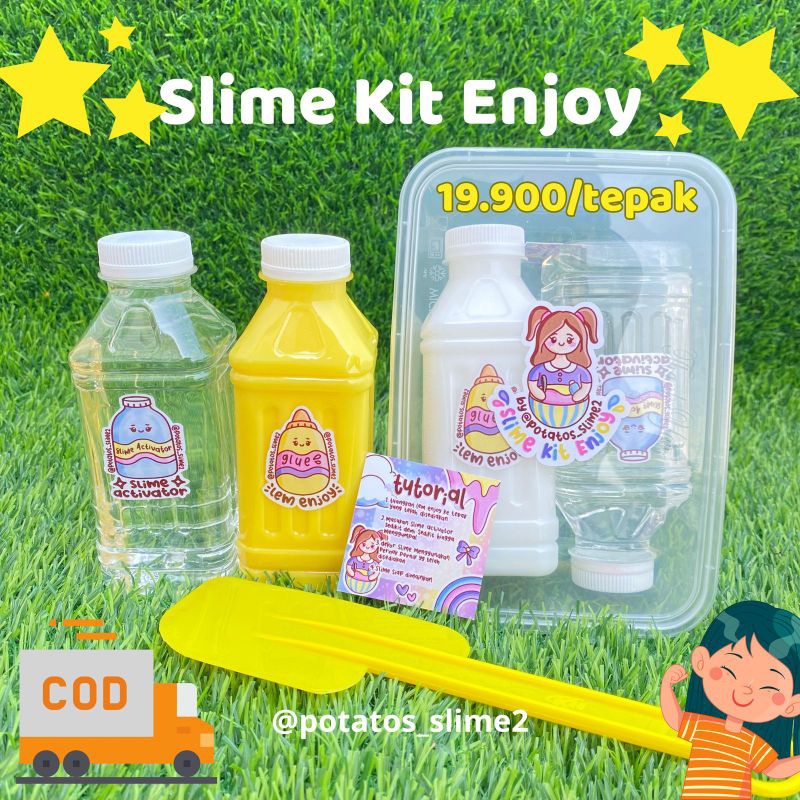 Jual Slime Kit Enjoy by Potatos_Slime2 Termurah Berkualitas | Shopee ...