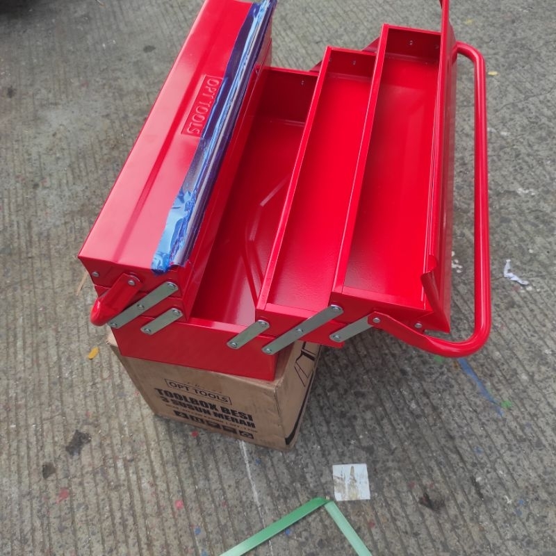 Jual Tool box besi 3 susun kotak alat perkakas | Shopee Indonesia