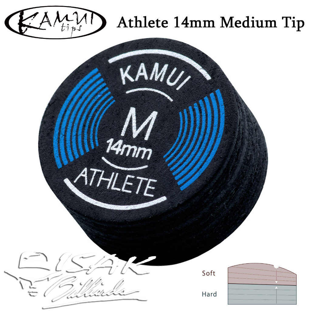 Jual Kamui Athlete M Cue Tip - Medium Billiard Stick Atlet Tips Ori ...
