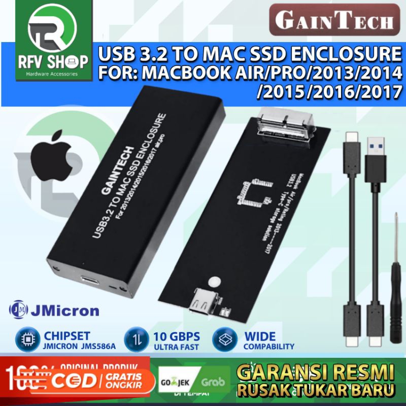 Jual CASING SSD MACBOOK AIR PRO RETINA 2013 2014 2015 2016 2017 MAC ...