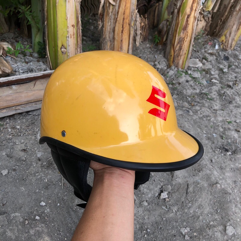 Jual helm cebok cetok suzuki lawas helm cebok suzuki jadul | Shopee ...