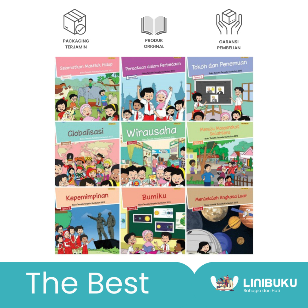 Jual SD Kelas 6 Tema 1,2,3,4,5,6,7,8,9 - K13 BUKU TEMA/TEMATIK ...