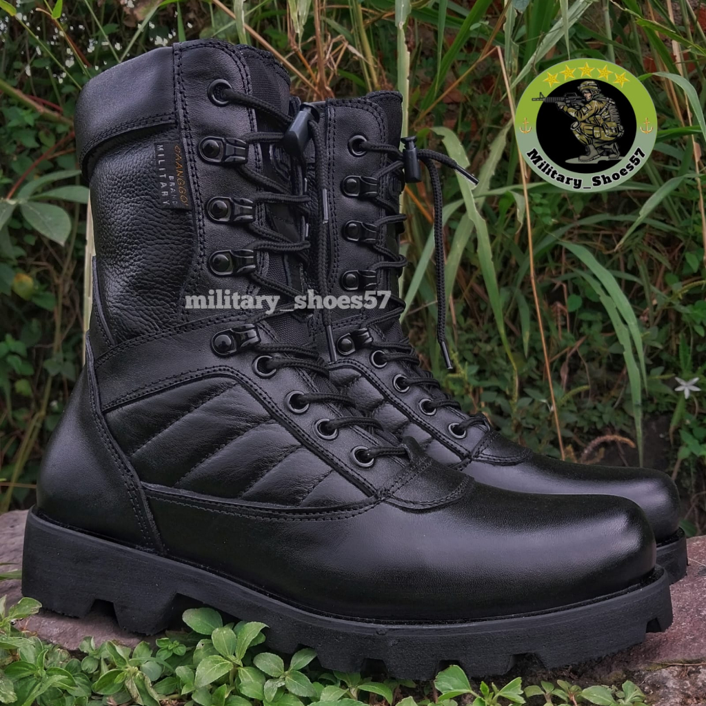 Jual sepatu pdl tni ad al au pori insole radial karet mentah asli model ...