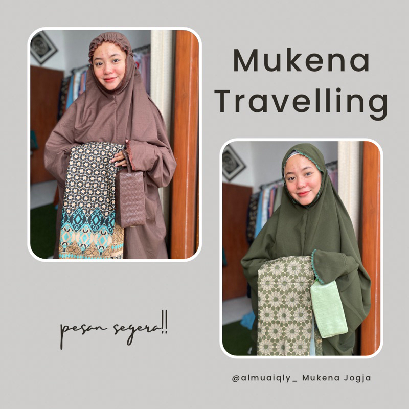Jual ALMUAIQLY - FULL SET MUKENA SAJADAH | FULL SET ALAT SHOLAT | PAKET ...