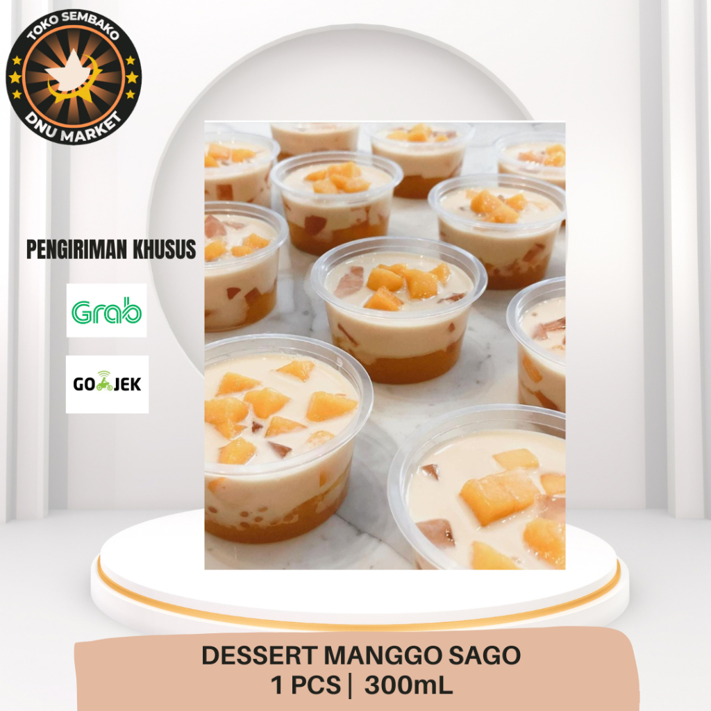 Jual DESSERT | MANGO SAGO | MANGGO SAGOO | 1 PCS | 300ml | Shopee Indonesia