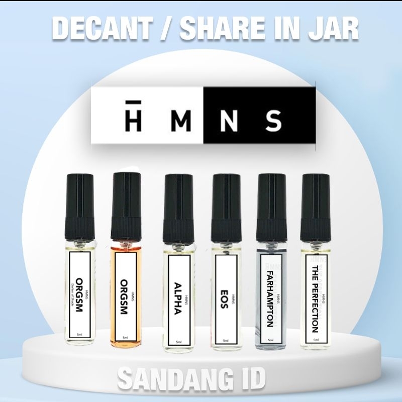 Jual Decant Parfum Pria/Wanita Hmns Alpha, Eos, Darker Shade of Orgsm ...
