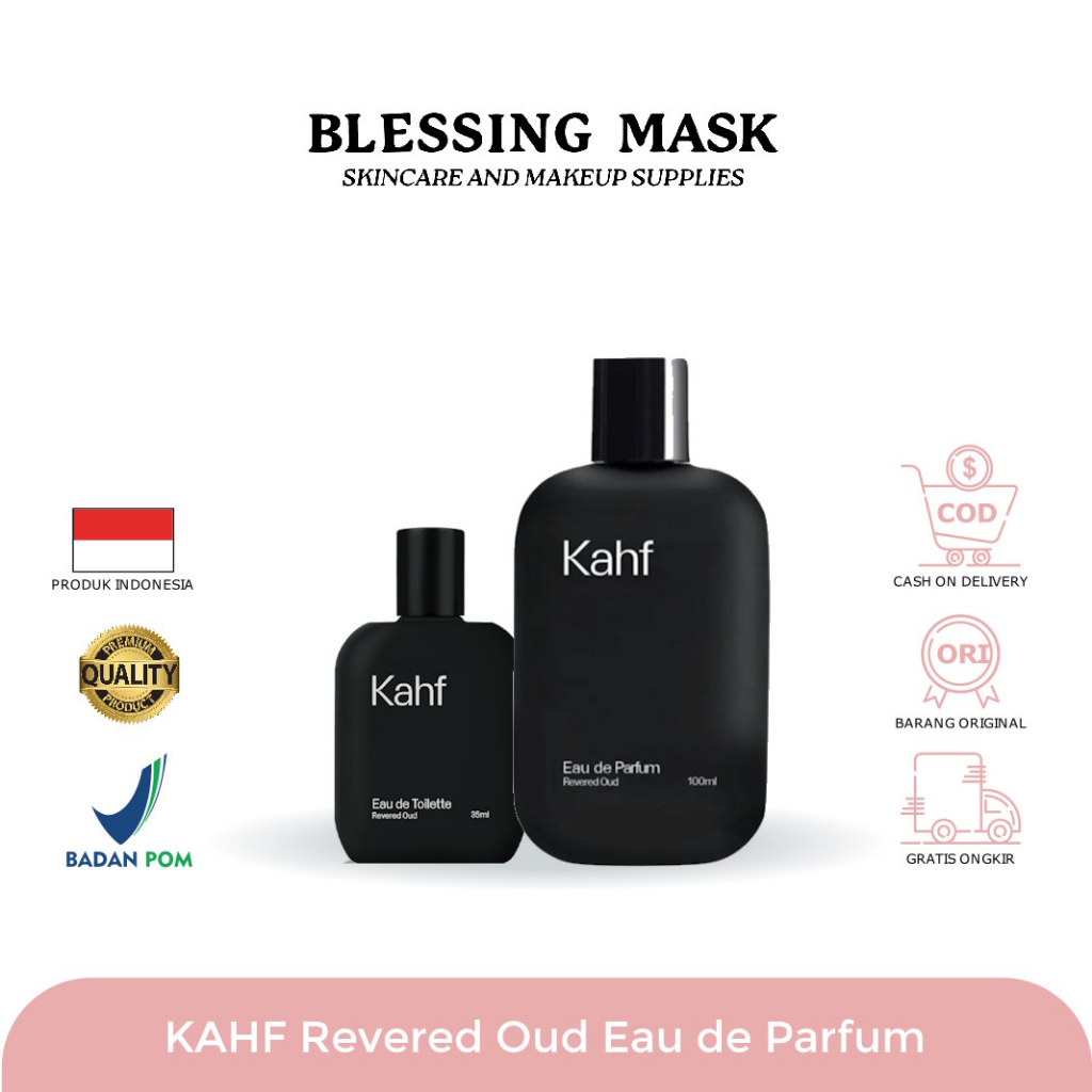 Jual Kahf Revered Oud | Invigorating Waterfall Eau de Parfum 35ML ...