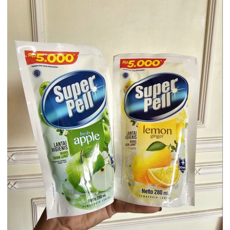 Jual superpel pembersih lantai kemasan 280ML | Shopee Indonesia