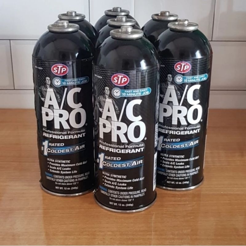 Jual STP A/C AC PRO REFRIGERANT FREON R-134A R134A REFILL | Shopee ...