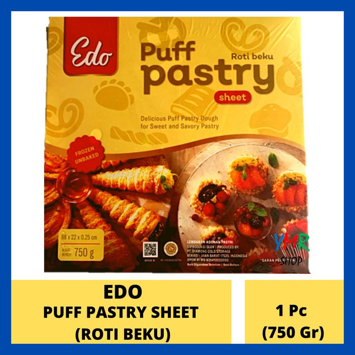 Jual Edo Puff Pastry Sheet 750GR | Shopee Indonesia