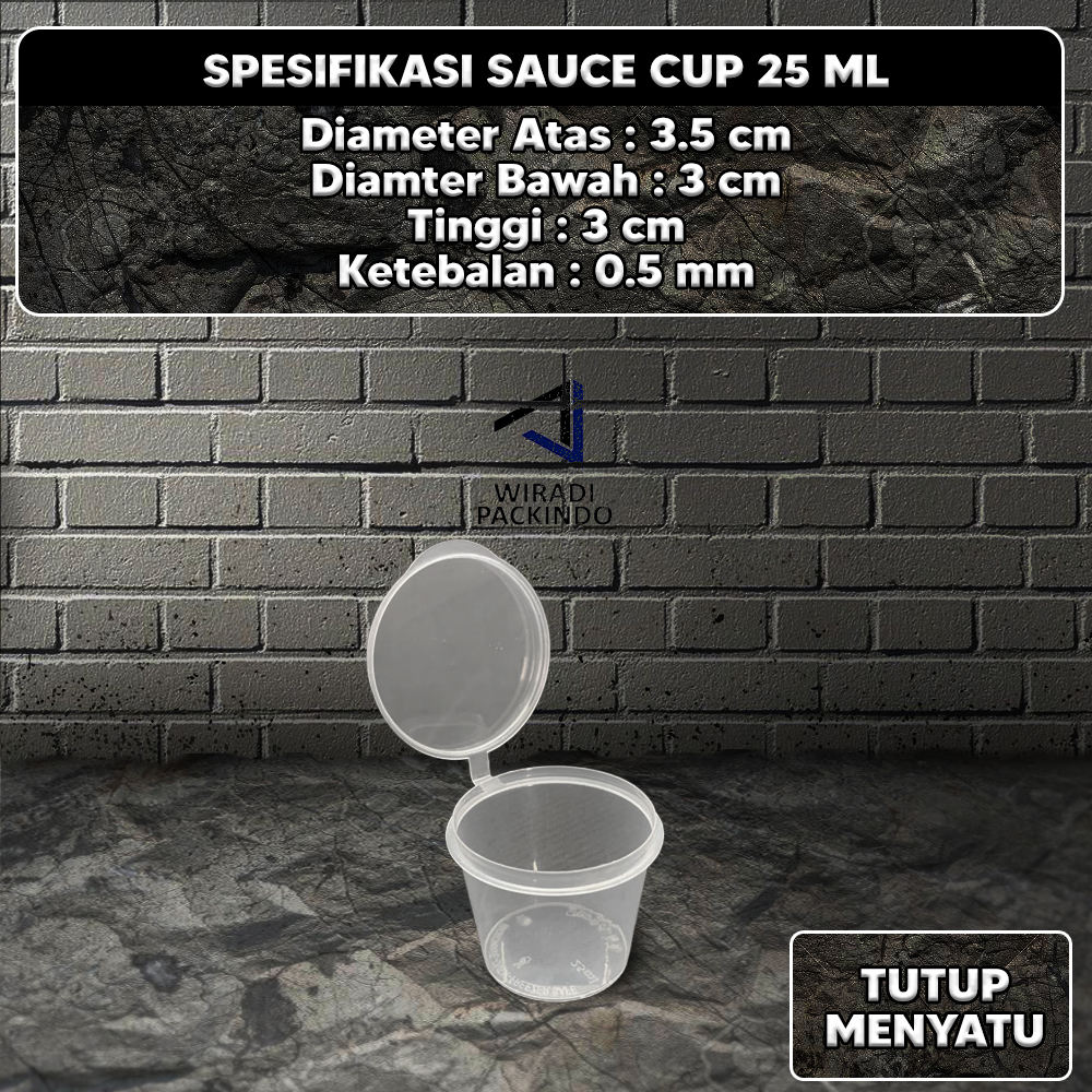 Jual Tempat Saos Plastik 35ml / Cup Sambal/ Saus Conteiner/Saus Cup ...