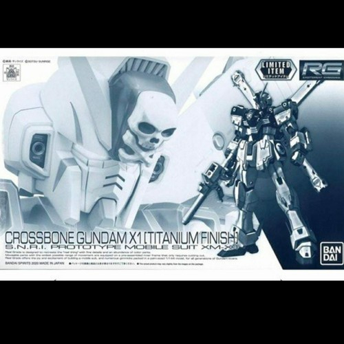 Jual RG 1/144 Gundam Crossbone X1 Titanium Finish Limited Original P ...