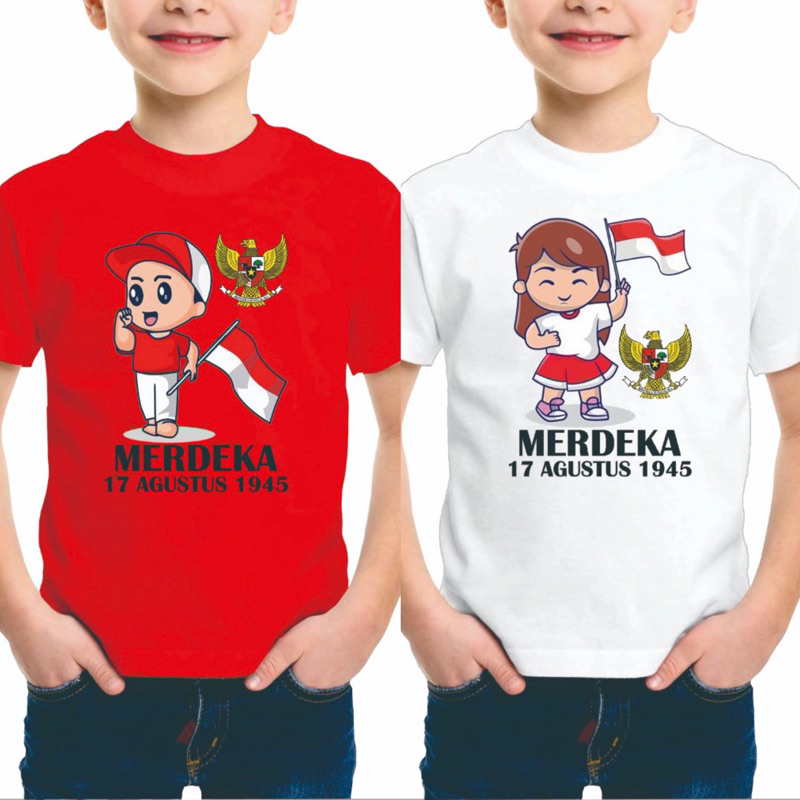 Jual Kaos Merah Putih NKRI Hut RI Kemerdekaan Lomba 17 Agustus 1945 Bendera Merah Putih Merdeka ...