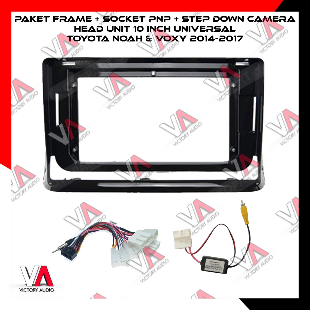 Jual Paket Frame + Socket PnP Head Unit Universal 10 Inch TOYOTA VOXY ...