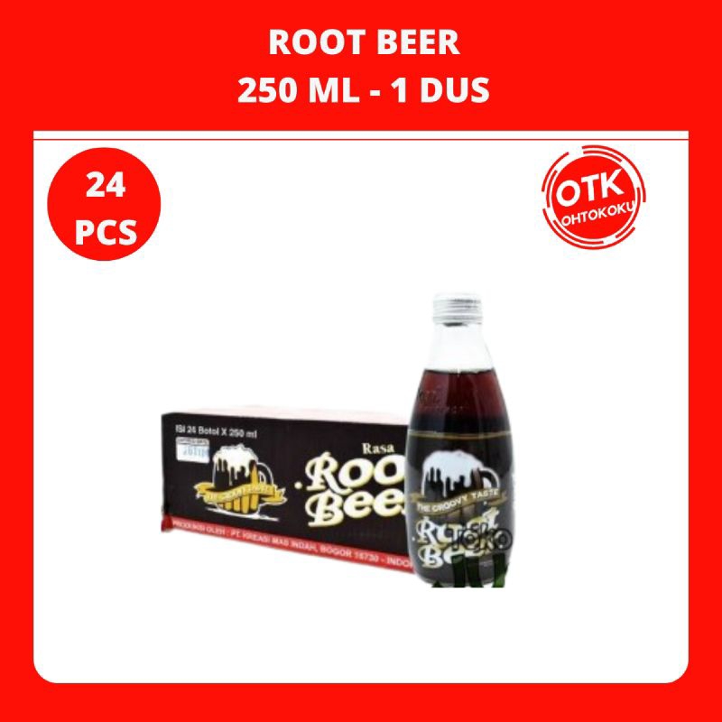 Jual GROOVY ROOT BEER BOTOL 250 ML - 1 DUS | Shopee Indonesia