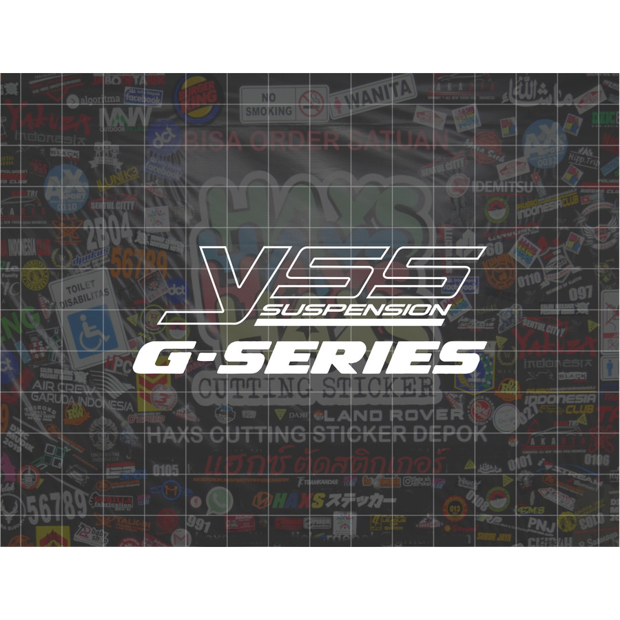 Jual Cutting Sticker YSS G Series Ukuran 8.5 Cm Untuk Motor Mobil ...