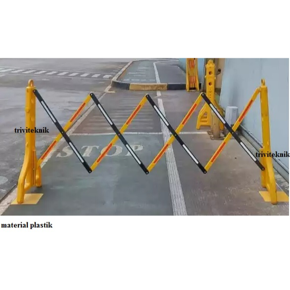 Jual safety gate expandable barrier board,palang pagar lipat Pembatas ...