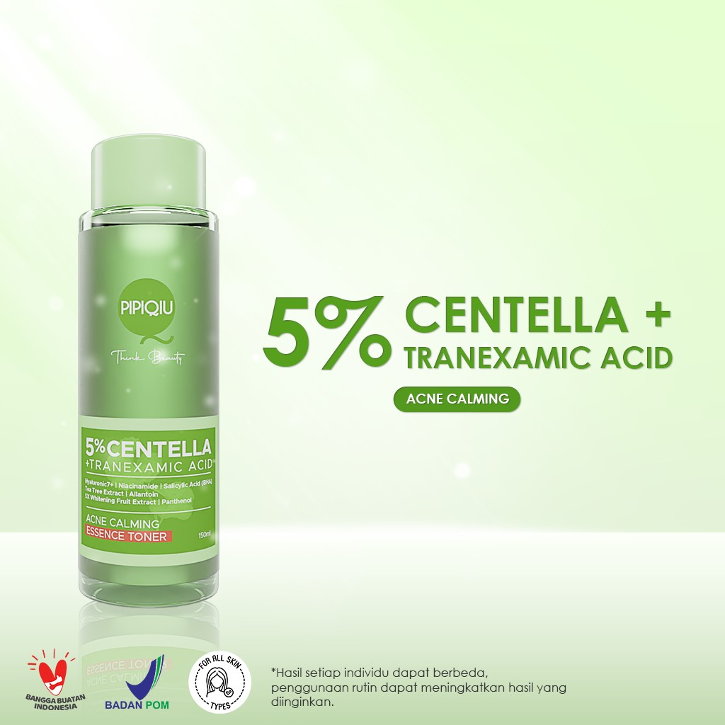 Jual Pipiqiu 5% Centella Acne Calming Essence Toner 150ml/Toner Kulit ...