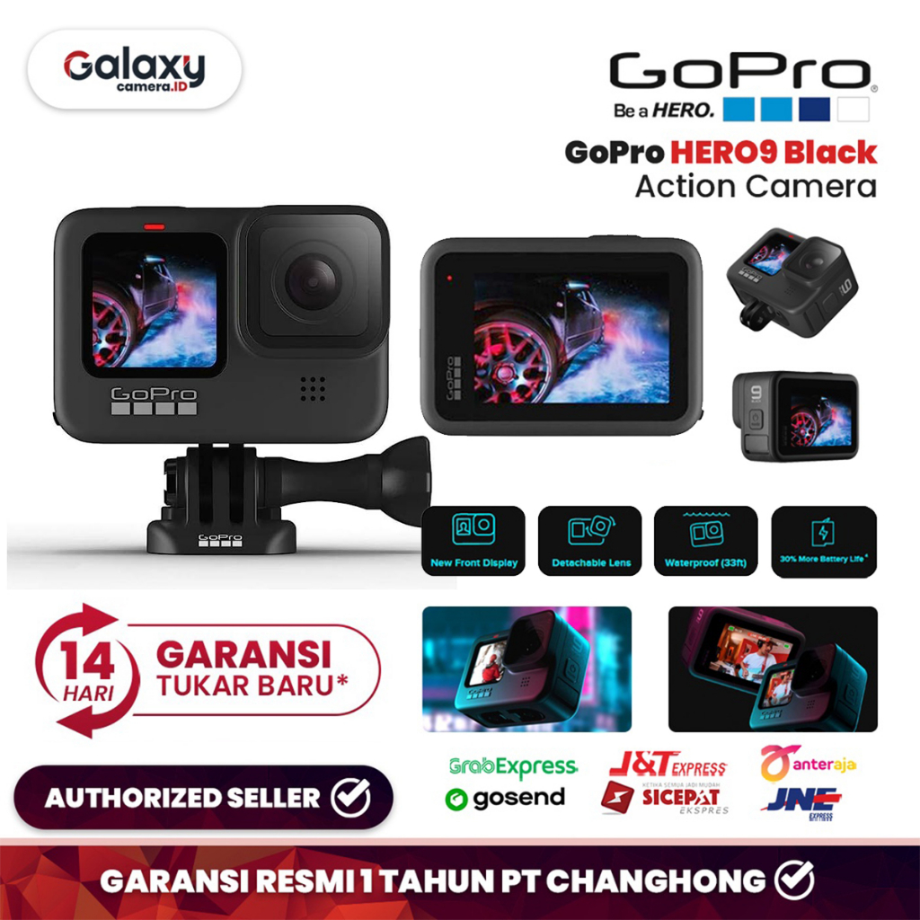 Jual GoPro HERO 9 Black Action Camera Garansi Resmi | Go Pro GoPro ...