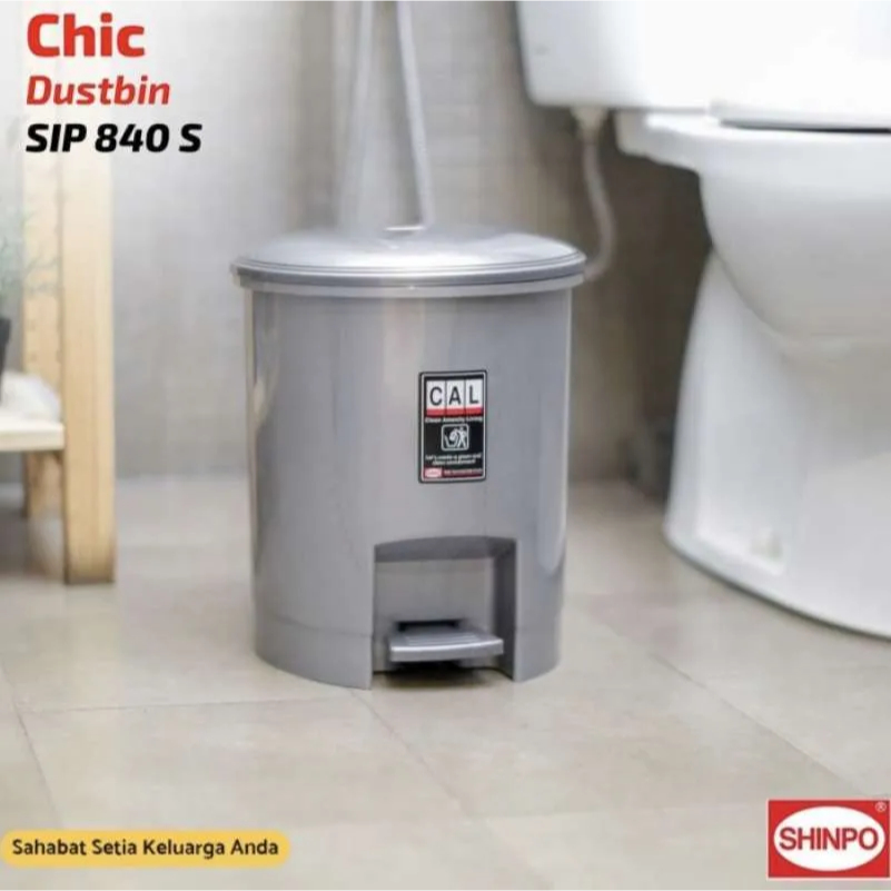 Jual tempat sampah injak shinpo 10L 12L 15L 20L 25L / tong spah injak sip 840 s L (10 LITER , 12 ...