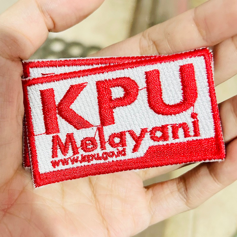 Jual LOGO KPU MELAYANI / LOGO BORDIR KOMPUTER / Emblem Logo Patch ...