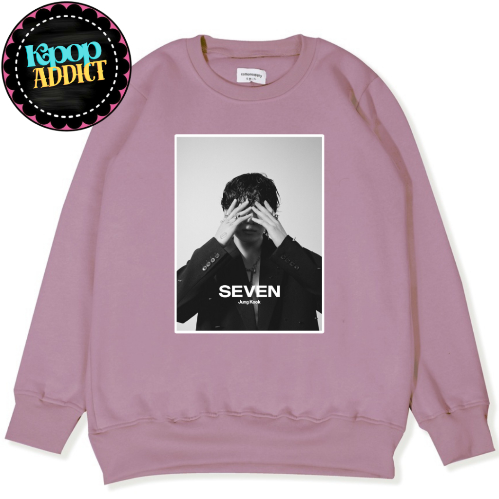 Jual Sweater Seven Jungkook Bts Debut album Promo Free topi 10 orang ...
