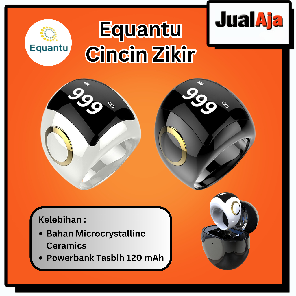 Jual Cincin Tasbih Digital Equantu Ceramics Zikr Ring Premium Tasbeh ...