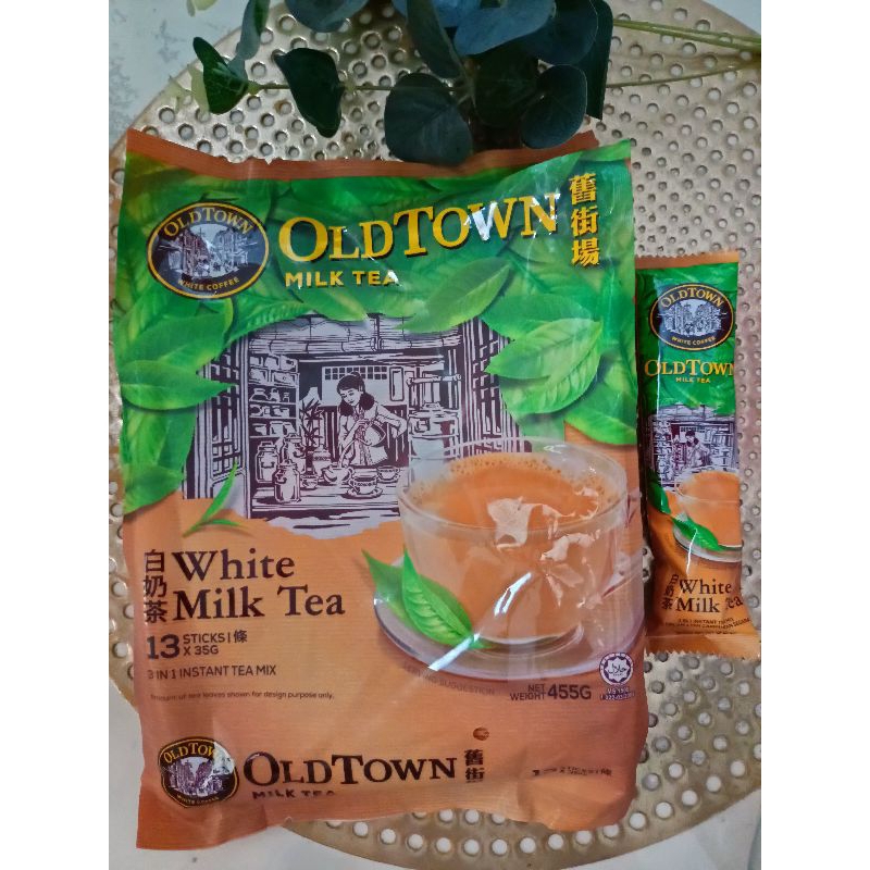 Jual OLD TOWN White Milk Tea Malaysia isi 13pc | Shopee Indonesia