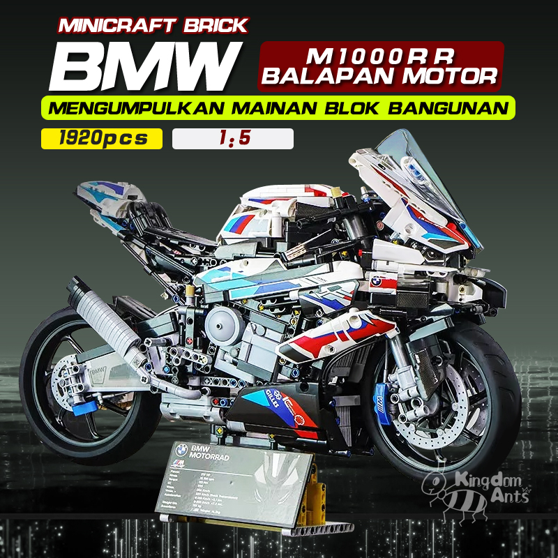 Jual 1:5 Brick Block Mainan 1920pcs Sepeda motor Mainan Minicraft Brick Mainan anak koleksi ...
